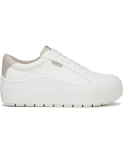 Dr. Scholls Time Off Max Platform Sneakers in White | Lyst