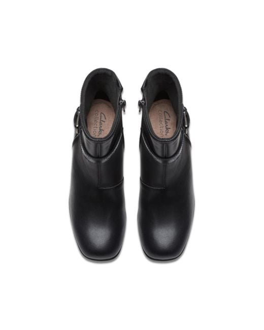 Clarks Collection Keirsta Haley Boots in Black | Lyst