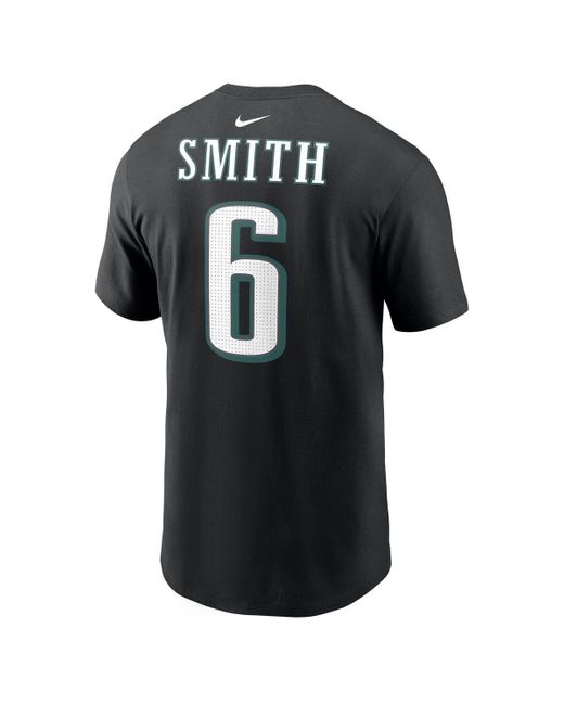 Nike Devonta Smith Philadelphia Eagles Super Bowl Lix Name Number T-shirt in Black for Men | Lyst