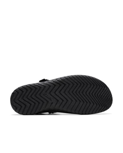 Clarks Collection Wesley Shore Sandals in Black for Men | Lyst