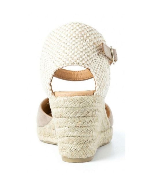 Menina Step Jimena Medium-strap Espadrille in White | Lyst