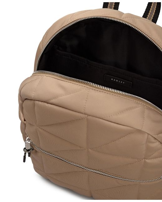 Radley Danesfield Mews Responsible Small Zip Top Backpack Bag in Brown ...