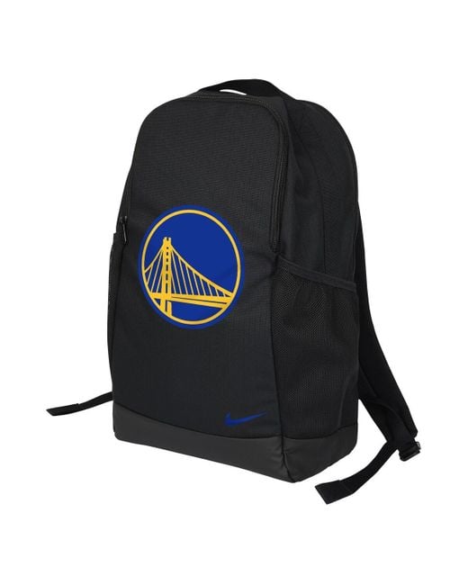 Nike Golden State Warriors Brasilia Backpack in Black | Lyst