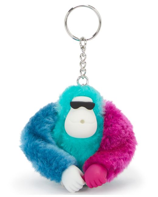 Kipling X Just Dance Boxed Monkey Keychain in Blue | Lyst