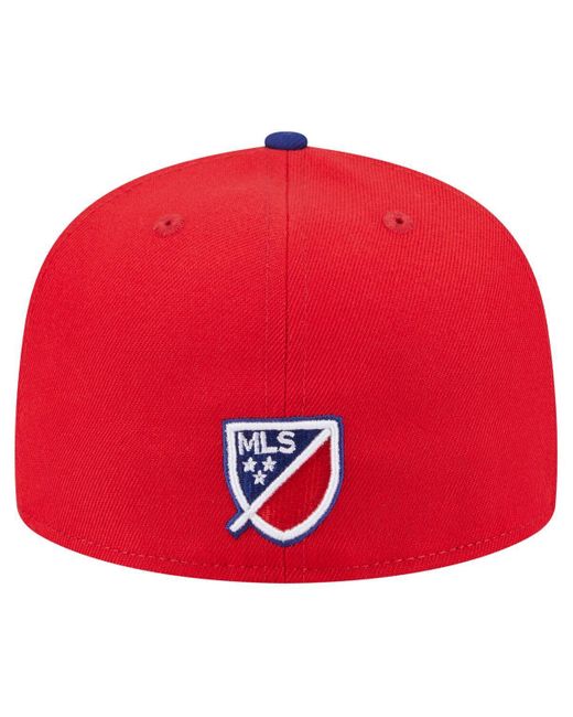 KTZ Fc Dallas 2025 Kickoff 59fifty Fitted Hat in Red for Men | Lyst