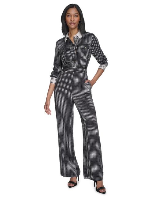 Halston Easy Pull-on Full-length Pants in Black | Lyst