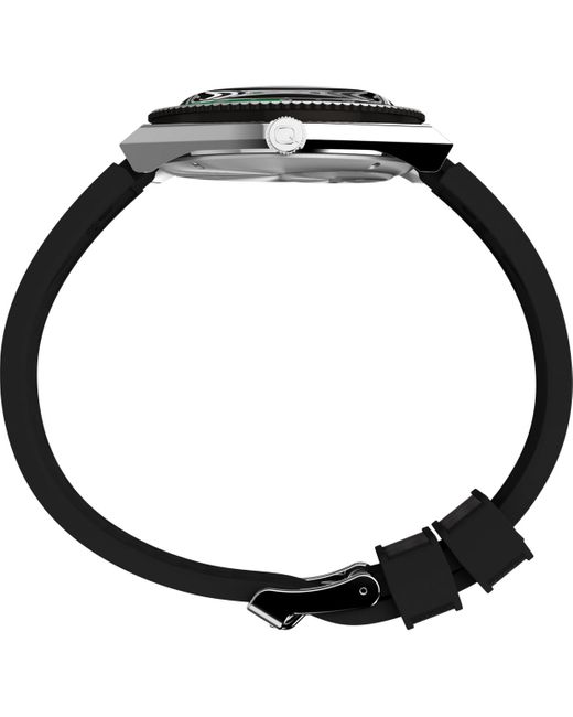 Timex Analog Rubber Strap Watch in Metallic for Men | Lyst