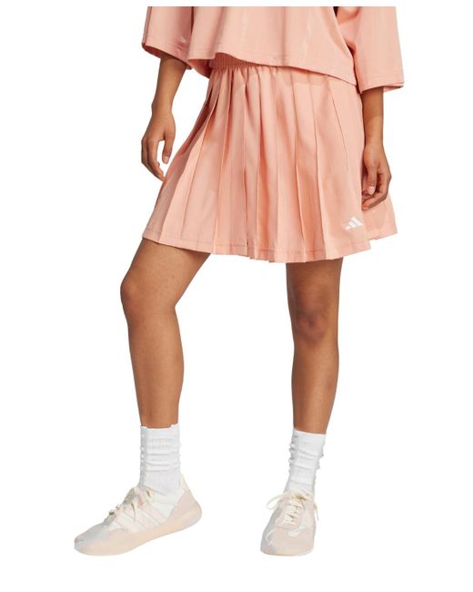 adidas Tiro Regular Pleated Skirt in Pink | Lyst