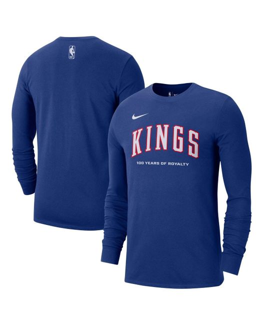 Nike Sacramento Kings 2024/25 City Edition Essential Logo Long Sleeve T ...