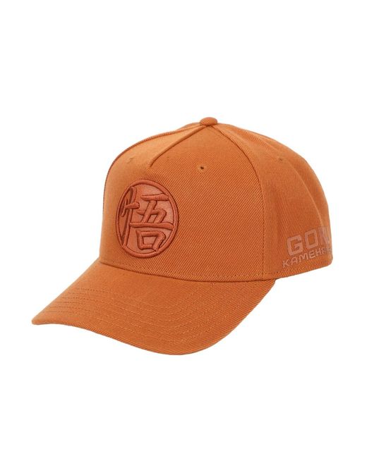 Dragon Ball Z Goku S Symbol Traditional Snapback Cap in Orange for Men ...