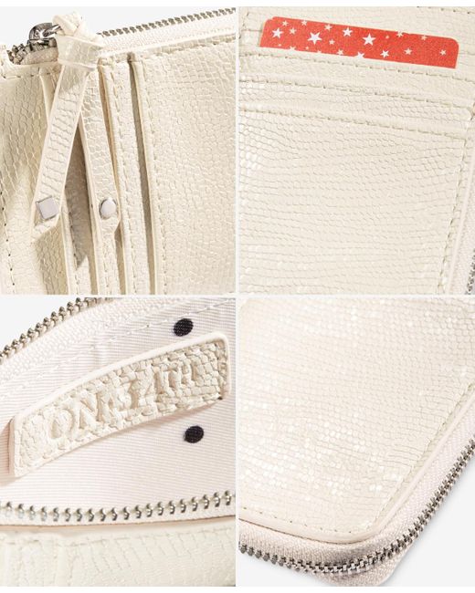 On 34th Ramonah Grained Card Case in Natural | Lyst