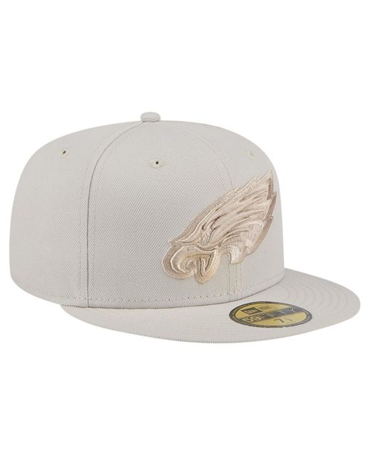 KTZ Philadelphia Eagles Color Pack 59fifty Fitted Hat in White for Men ...