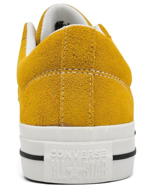 Converse One Star 95 Casual Sneakers From Finish Line in Yellow for Men ...