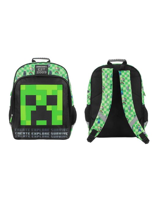 Minecraft 16" Kid's Backpack For School And Travel in Green | Lyst