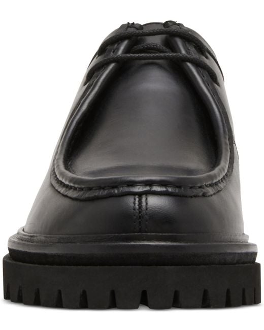 Steve Madden Shure Wallabee Shoe in Black for Men | Lyst