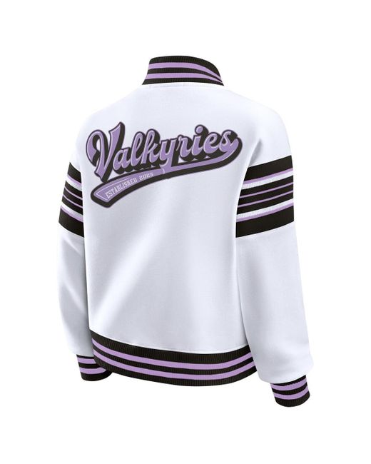 WEAR by Erin Andrews White/black Golden State Valkyries Plus Size Full ...