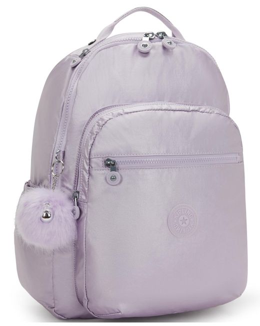 Kipling Seoul Medium Backpack in Purple | Lyst