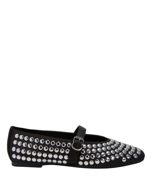 Katy Perry The Evie Mary Jane Studded Flats in Black | Lyst