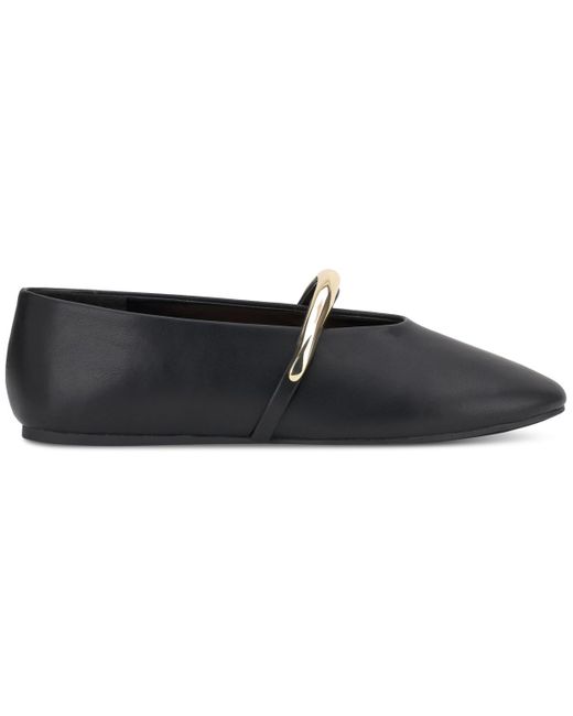INC International Concepts Rahmi Mary Jane Flats in Black | Lyst