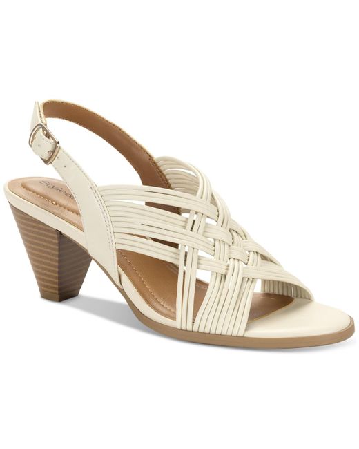 Style & Co. Holliee Dress Sandals in Natural | Lyst