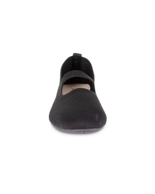 Danskin Shine Knit Flat in Black | Lyst