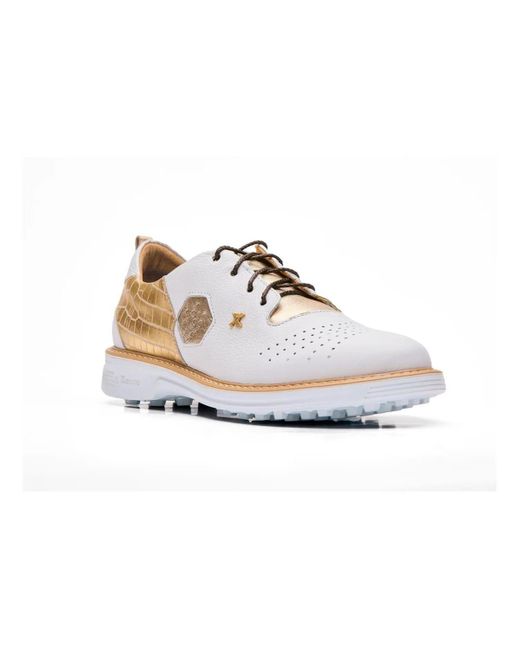 Boxto Inspiration Fantasy Spikeless Golf Shoes in White | Lyst