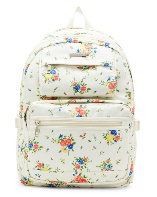 Madden Girl Abby Nylon Dome Backpack in White | Lyst