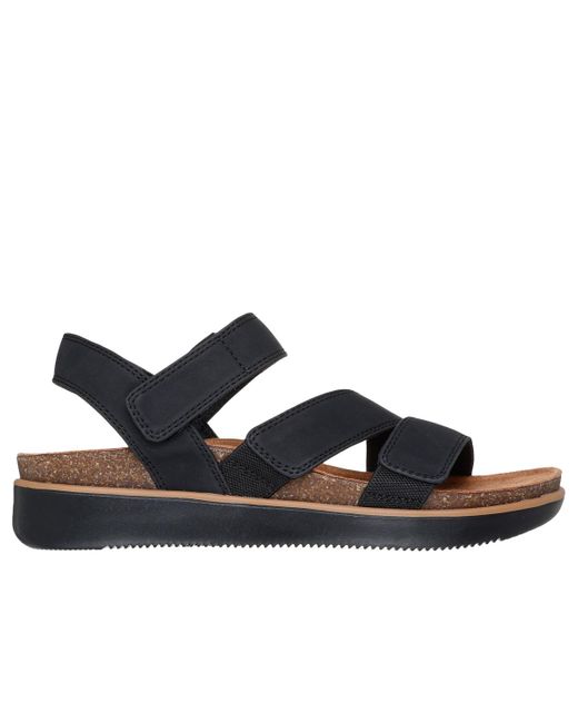 Skechers Lifted Comfort Sandals From Finish Line in Blue | Lyst