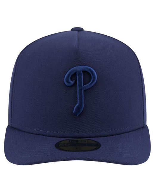 KTZ Philadelphia Phillies Color Pack A-frame 59fifty Fitted Hat in Blue ...