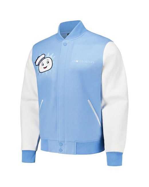 FREEZE MAX Ghostbusters Stay Puft Full-zip Varsity Jacket in Blue for ...