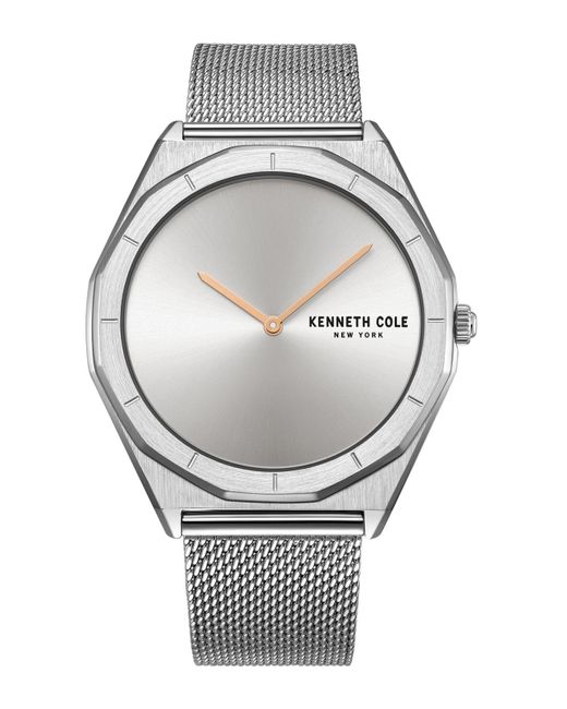 Kenneth Cole Modern Classic Silver-tone Stainless Steel Mesh Bracelet ...