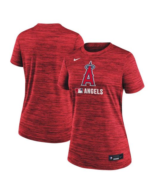 Nike Los Angeles Angels Authentic Collection Velocity Performance T ...