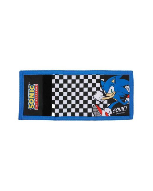 Sonic The Hedgehog Character & Checkered Patterns 2-piece Curved ...