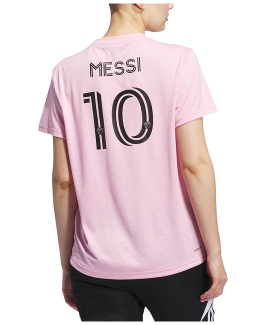 adidas Lionel Messi Inter Miami Cf Soccer Jersey in Pink | Lyst