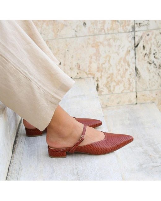 Alterre twiggy Customizable Point Slide in Brown | Lyst