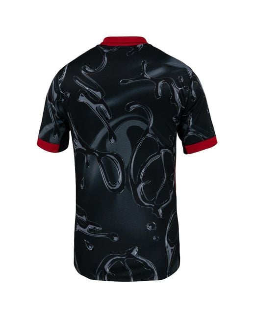 Nike Chicago Red Stars 2025 Secondary Stadium Replica Jersey in Black ...