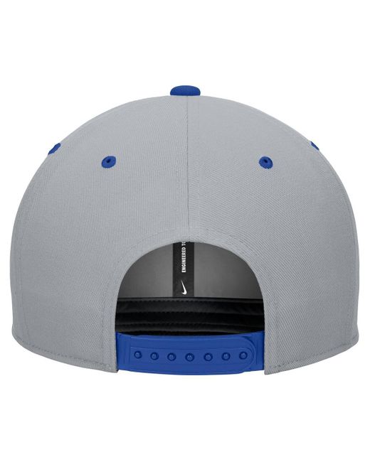 Nike White/gray Air Force Falcons Pro Performance Snapback Hat in Blue for Men | Lyst