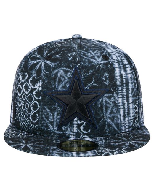 KTZ Dallas Cowboys Shibori 59fifty Fitted Hat in Blue for Men | Lyst