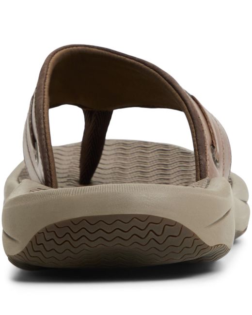 Sperry Top-Sider Outer Banks Flat Sandals in Brown for Men | Lyst