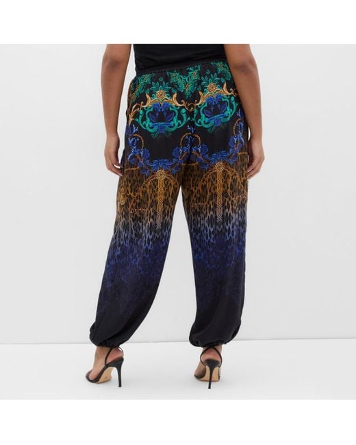 City Chic Plus Size Savannah Decadence Pant in Blue | Lyst