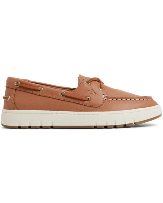 Sperry Top-Sider Keely Slip-on Boat Shoe in Brown | Lyst