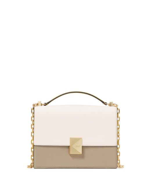 Kate Spade Deco Chain Strap Shoulder Bag in Natural | Lyst