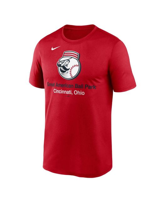 Nike Cincinnati S Stadium Legend Performance T-shirt in Red for Men | Lyst