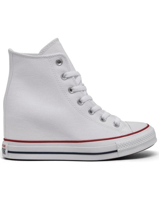 Converse Chuck Taylor All Star Wedge Platform Casual Sneakers From ...