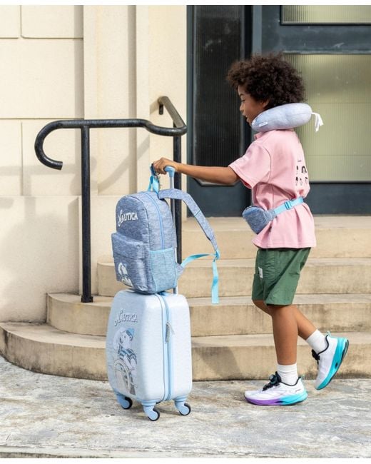Nautica Kids Adventure 5-piece Airline Approved Carry-on luggage Set in ...
