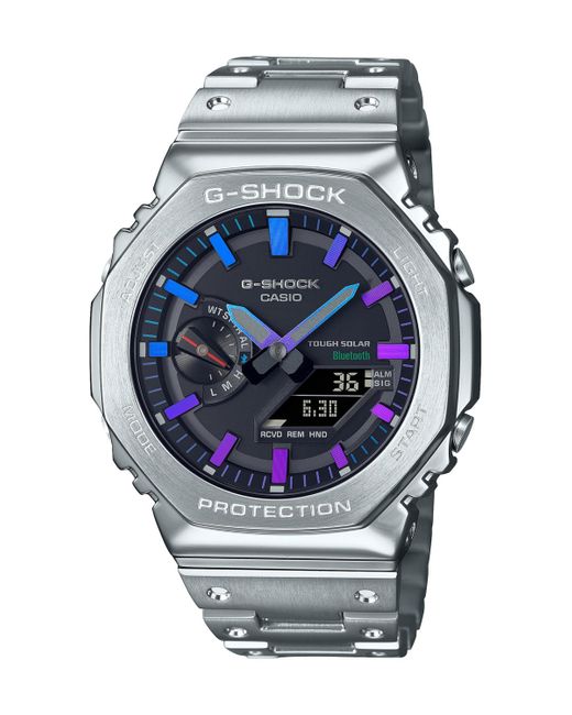 G-Shock Analog Digital -tone Color Stainless Watch in Gray for Men | Lyst