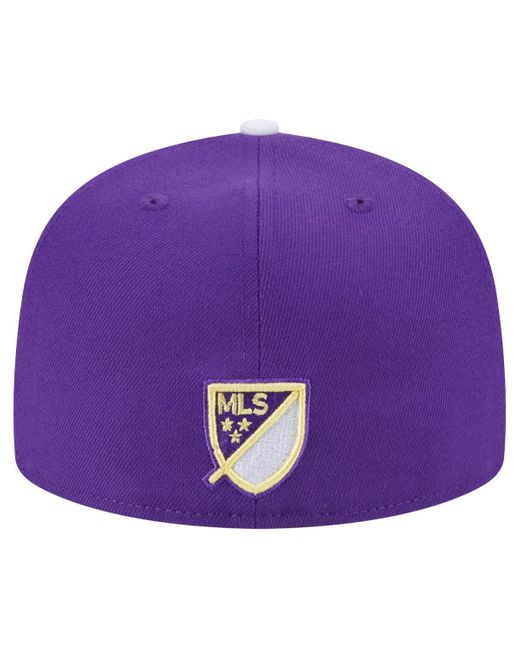 KTZ Orlando City Sc 2025 Kickoff 59fifty Fitted Hat in Purple for Men ...