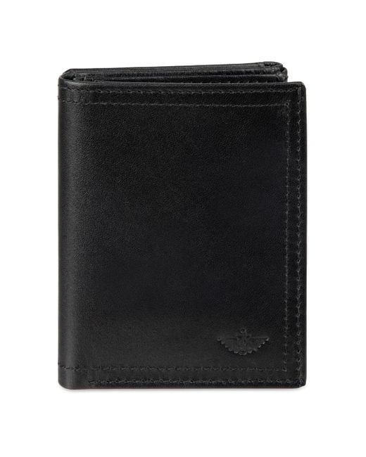 Dockers Rfid Leather Z-fold Trifold Wallet in Black for Men | Lyst