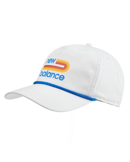 New Balance Dna Logo Grandpa Graphic Hat in White for Men | Lyst