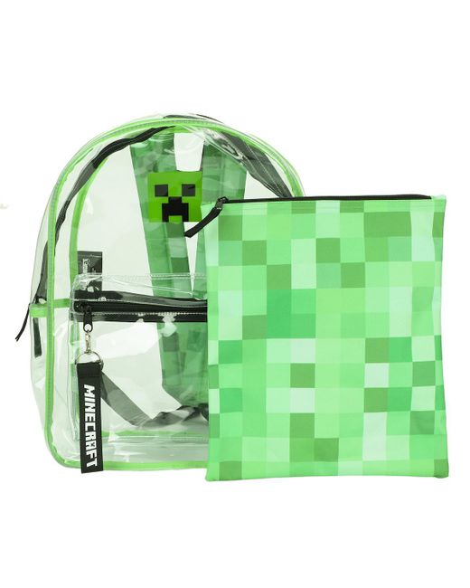 Minecraft 17" Clear Plastic Backpack in Green | Lyst